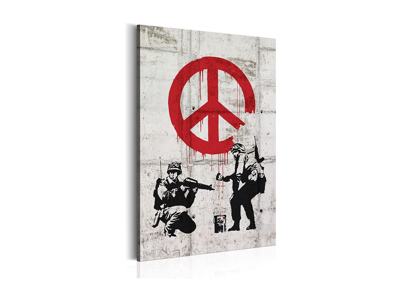 Quadro - Soldiers Painting Peace by Banksy - 60x90