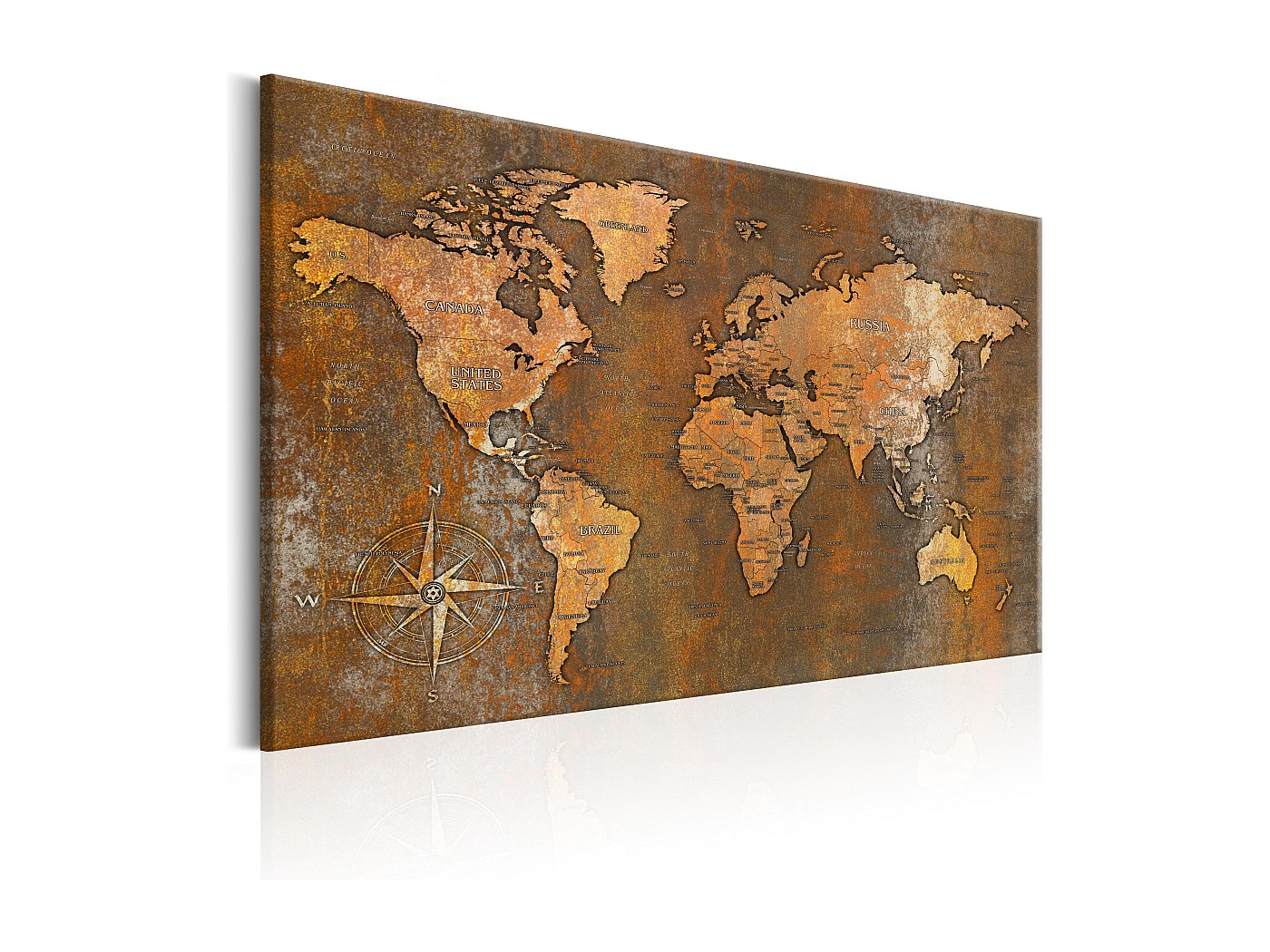 Quadro - Rusty World - 60x40