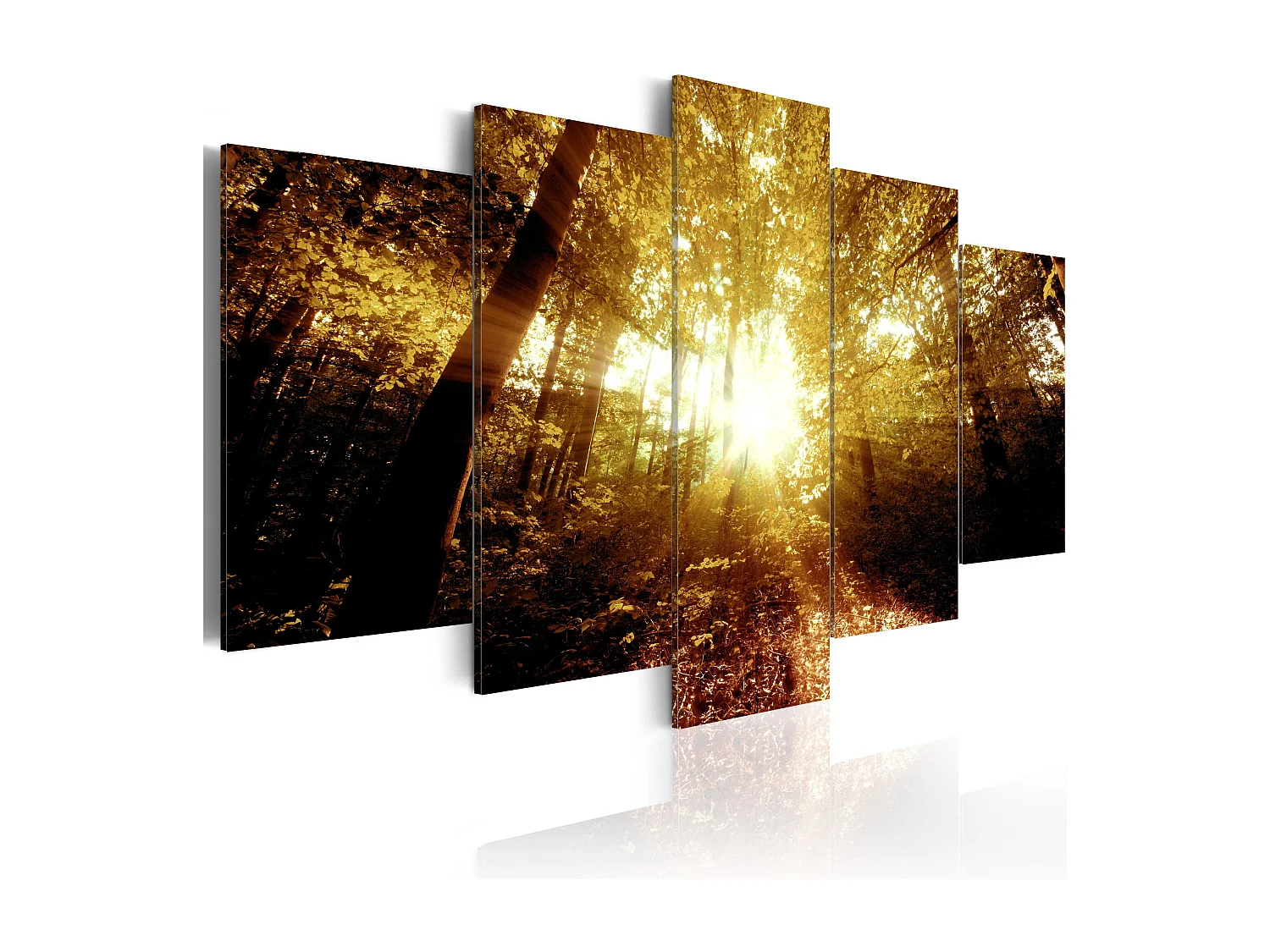 Quadro - Foresta autunnale - 200x100