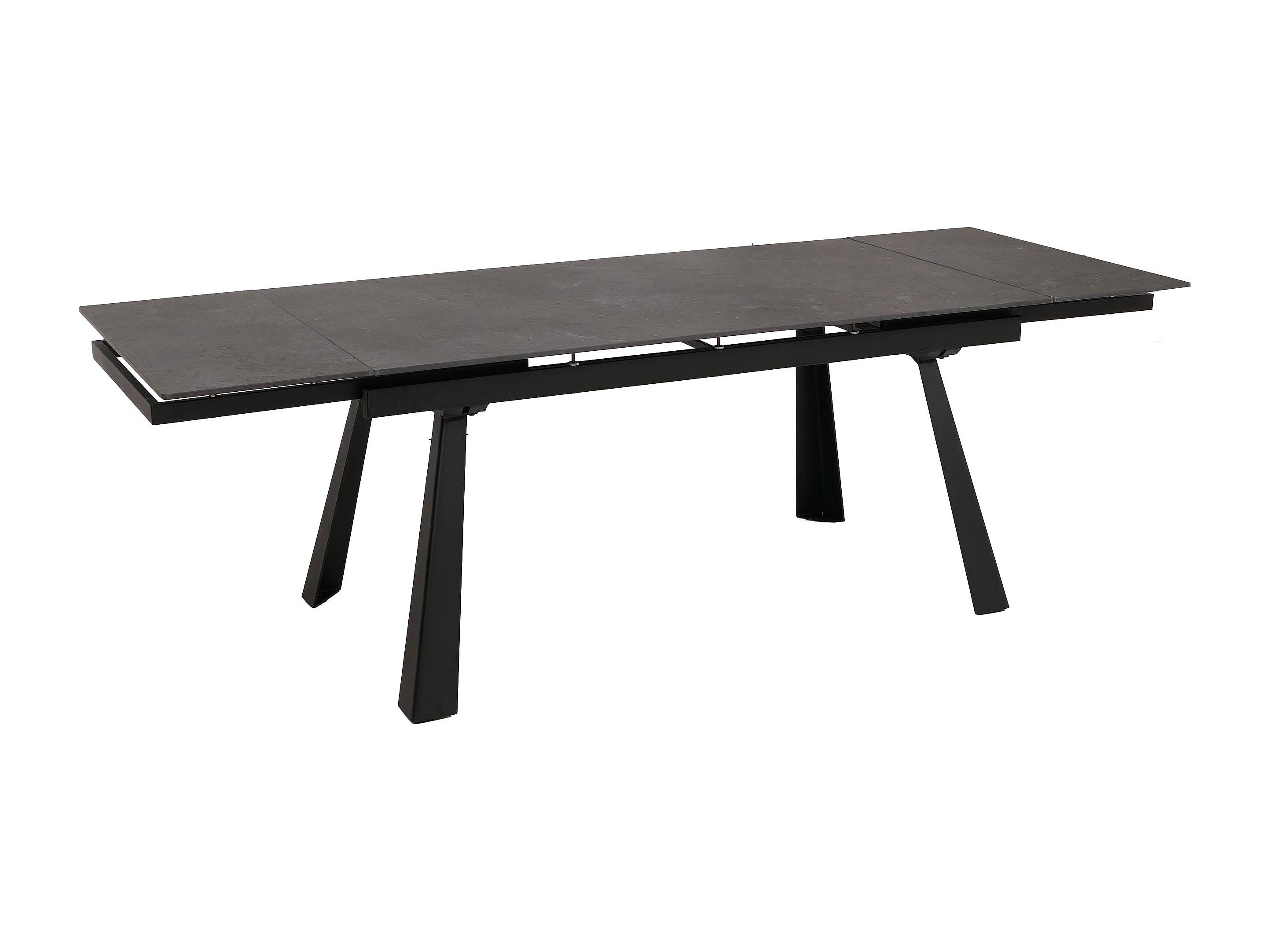 Eettafel MCW-O59, marmerlook grijs