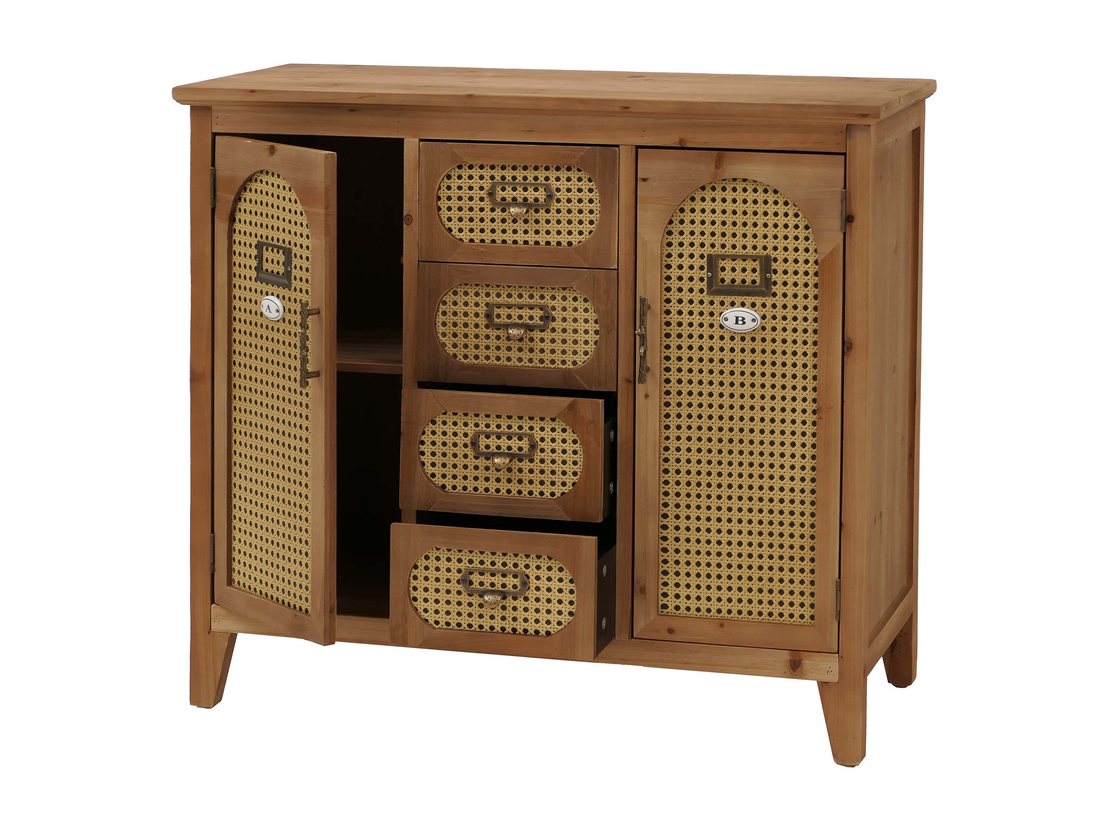 Apothekerkommode MCW-O63, Korpus natur