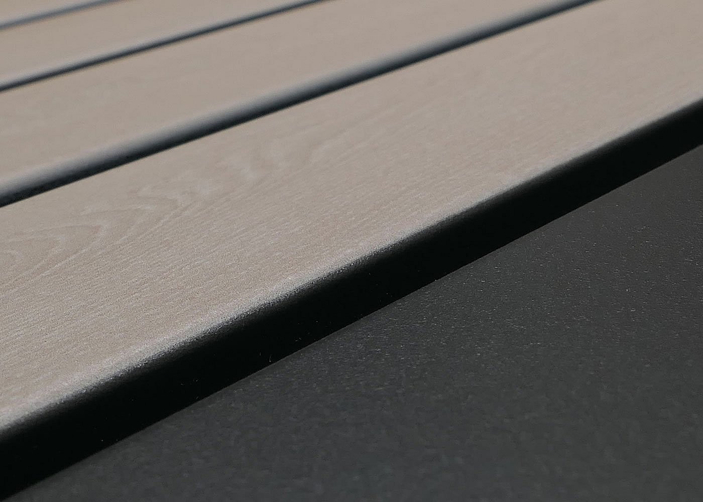 4-delige afvalcontainerbehuizing MCW-O67, antraciet houtlook licht