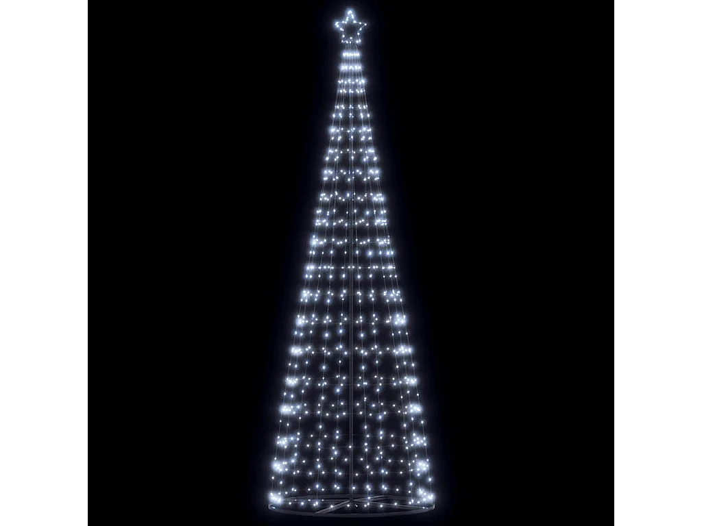 LED Kerstboom 550 LED's koud wit 304 cm