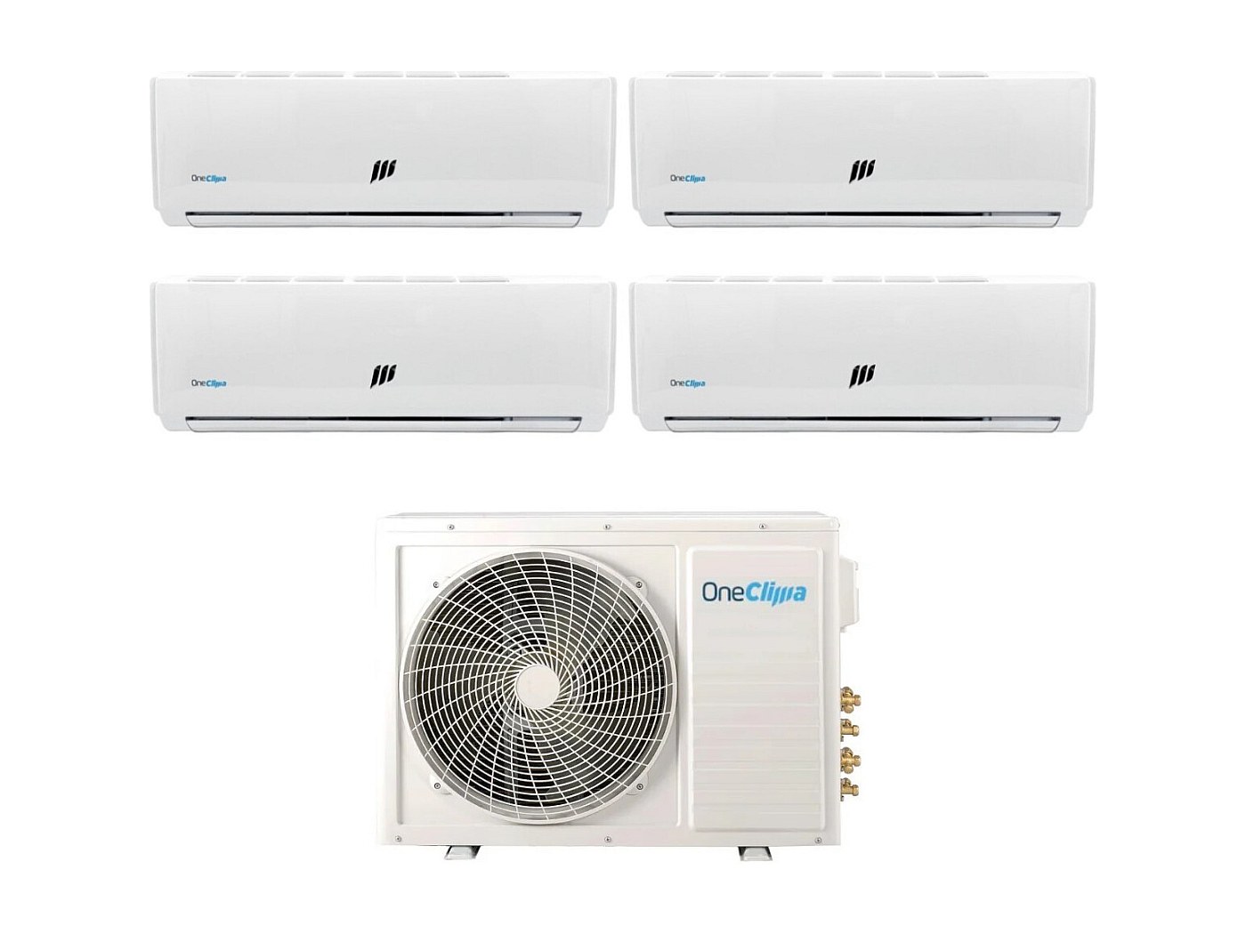 Condizionatore Quadri Split Oneclima Pro 9+9+12+12 Con Mlt32x4/Y24 R-32 ...