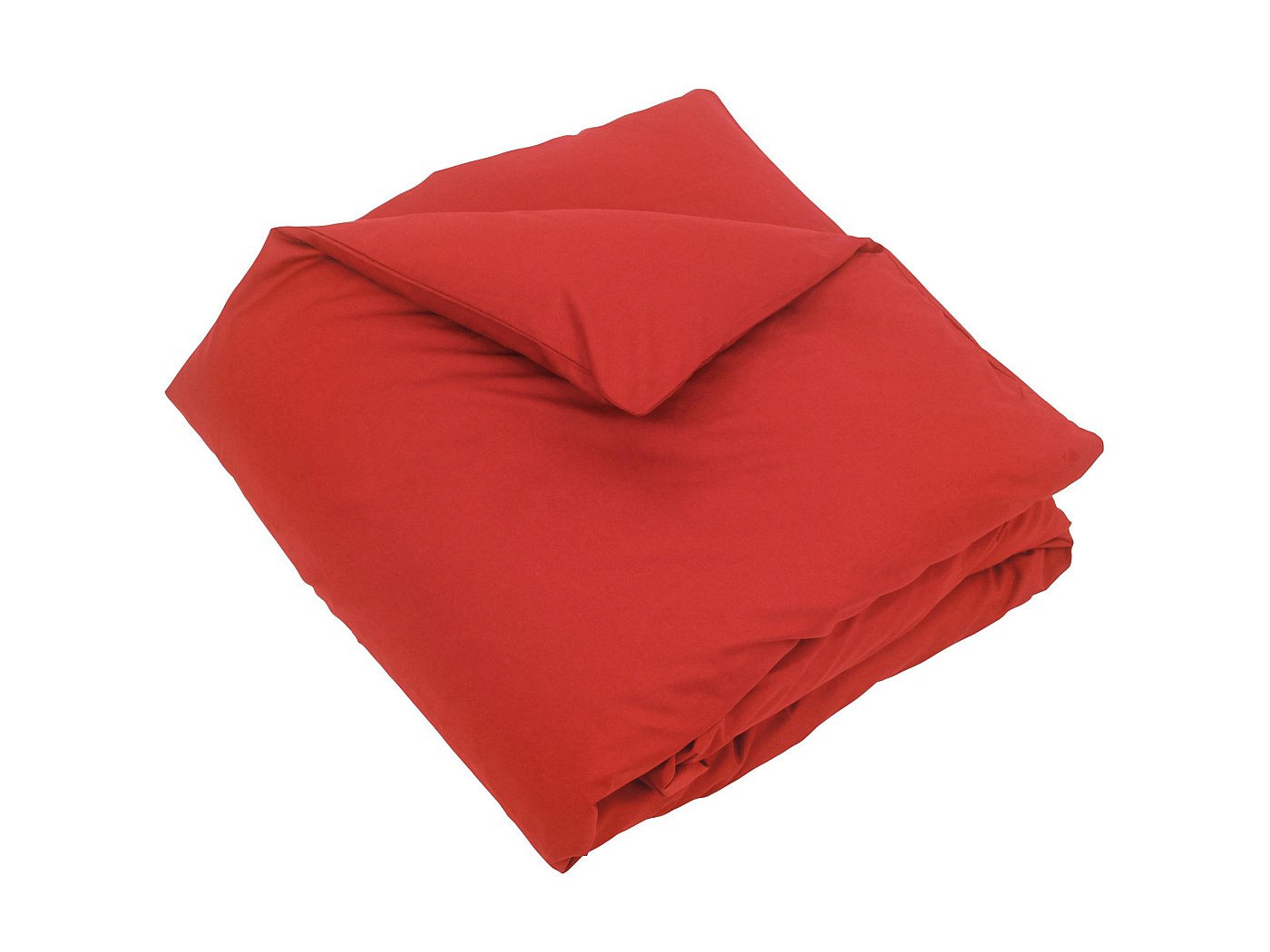 Housse de couette uni 240x220 cm coton ALTO orange Baie de Goji