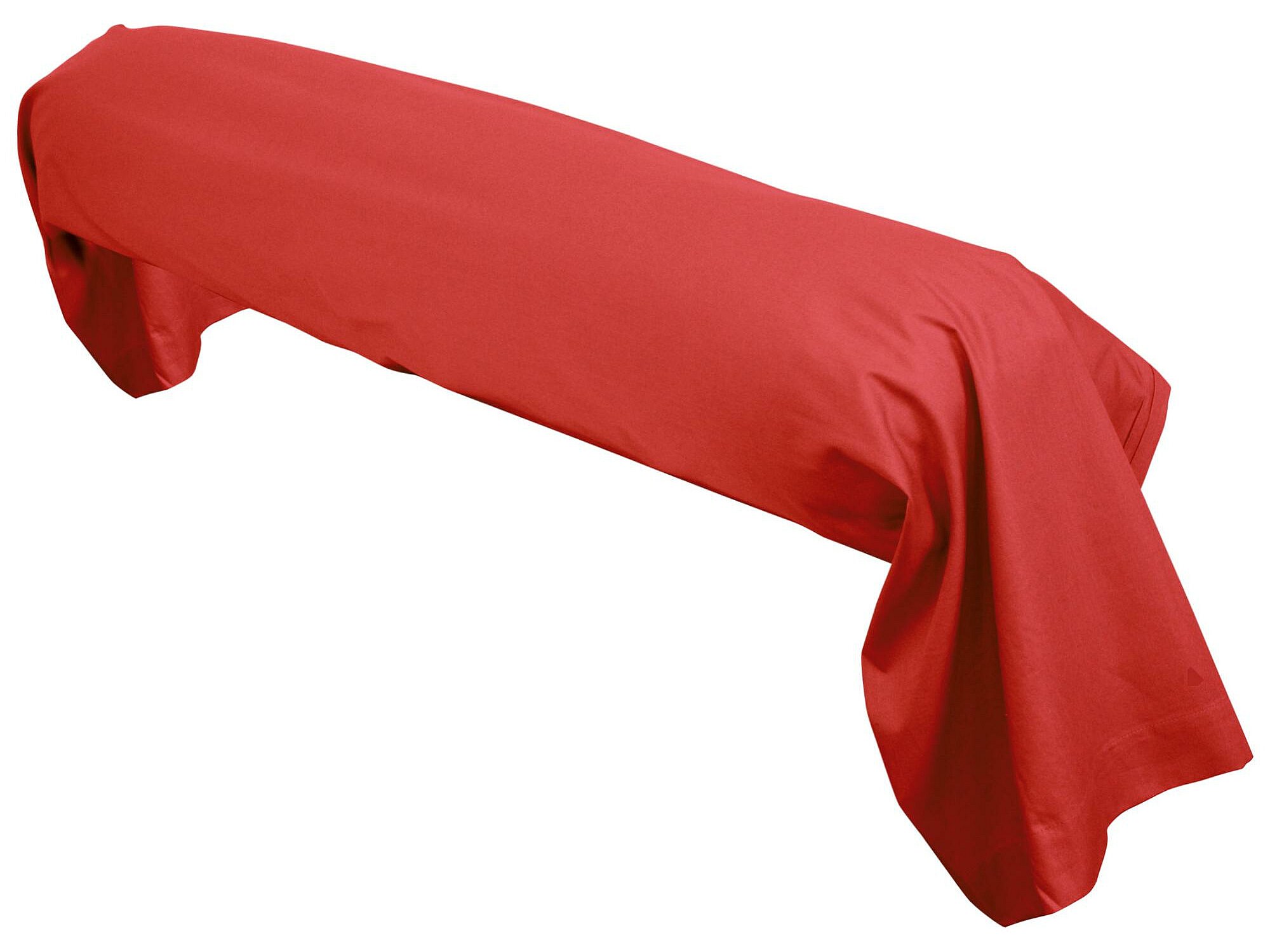 Taie de traversin uni 185X43 cm coton ALTO orange Baie de Goji