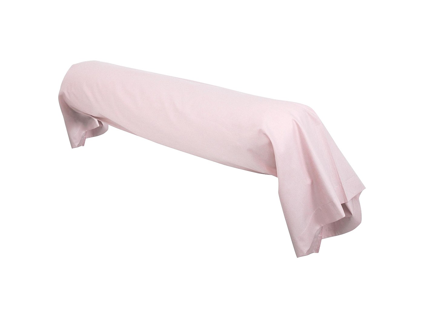 Taie de traversin uni 185X43 cm coton ALTO rose Rosa