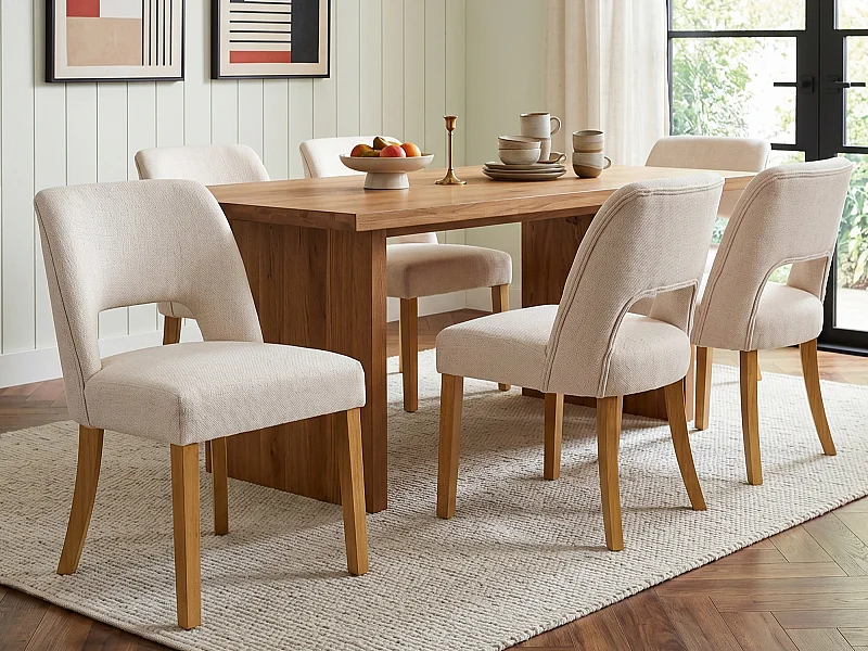 Lot de 6 chaises de salle à manger modernes - Confortables et ...