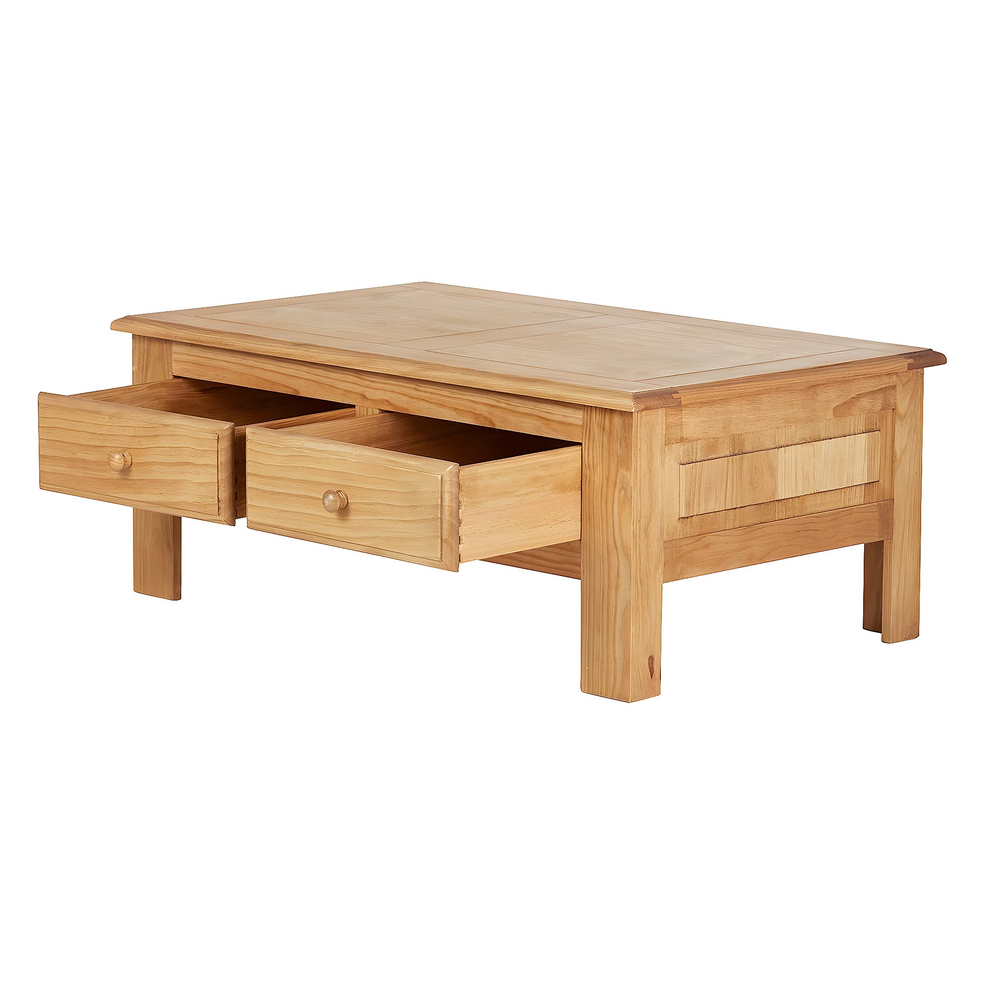 Table basse pin massif 115cm Avoriaz