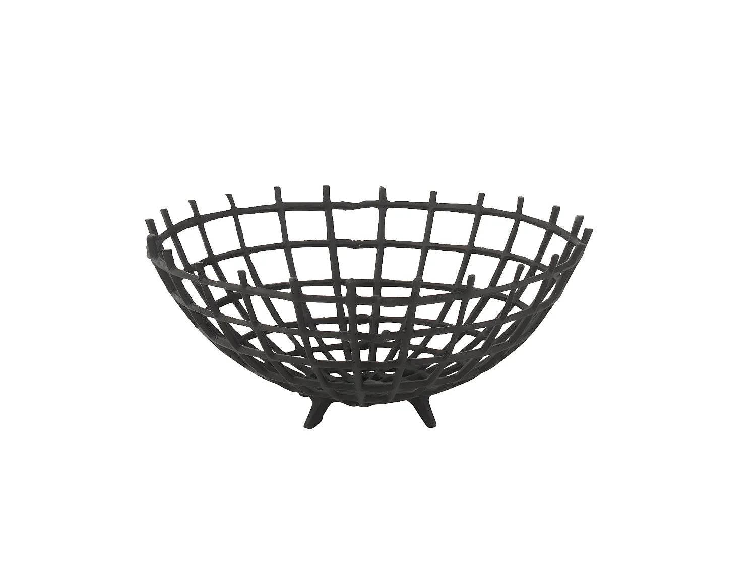 Bol metal noir small H. 13cm