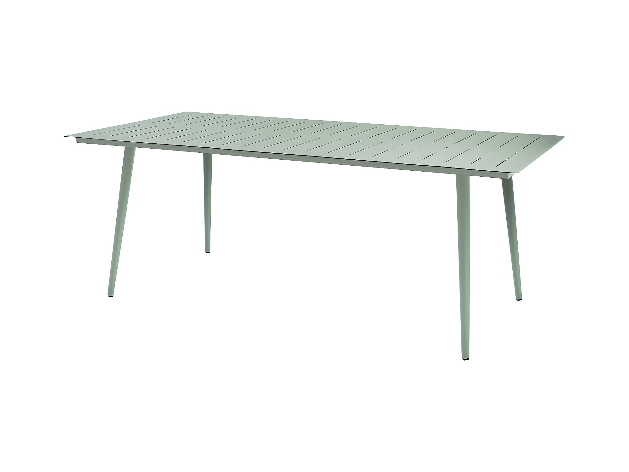 Table Rectangulaire En Aluminium Inari Coloris Romarin