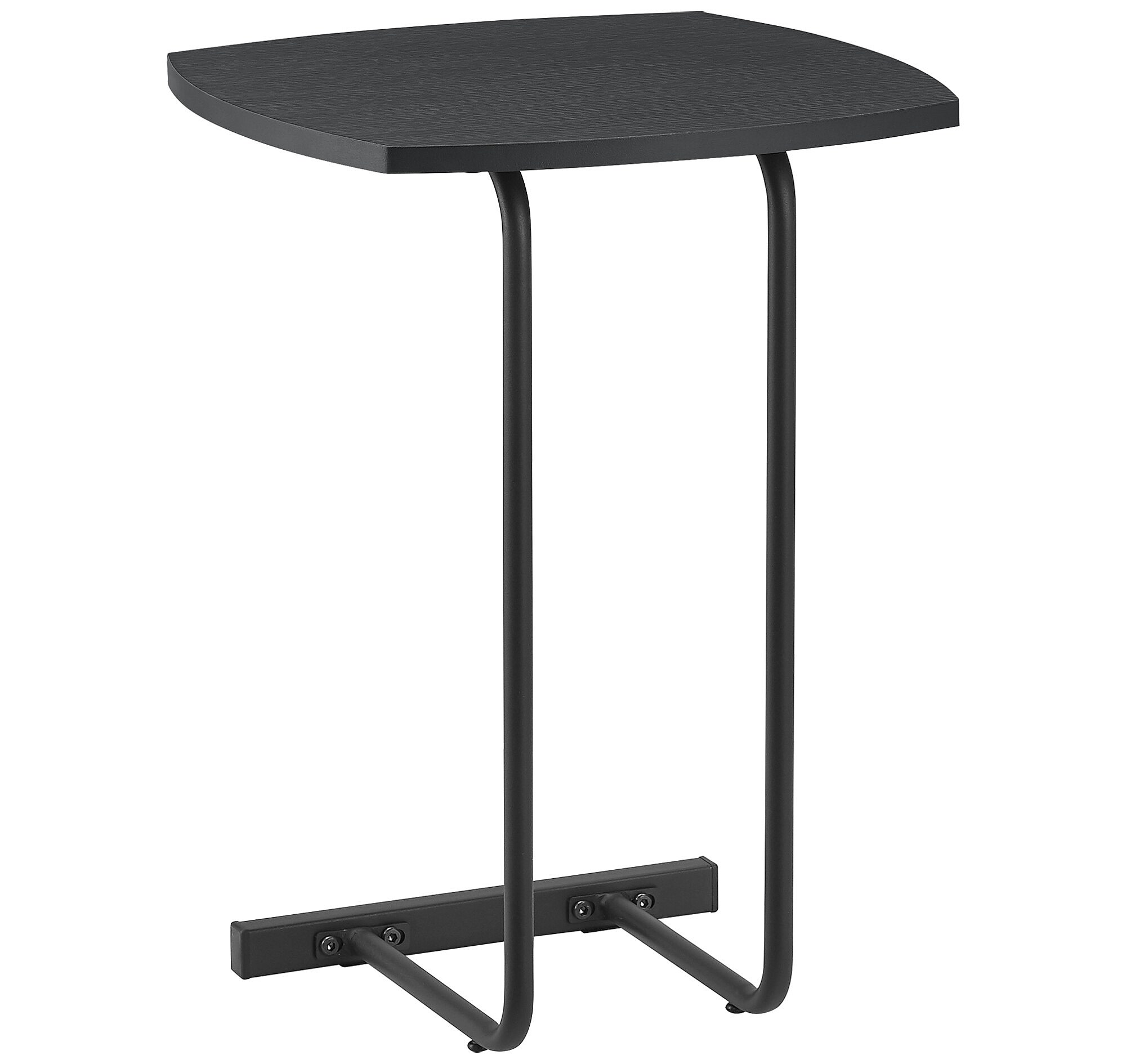 Table d'appoint Kjellerup 55 x 40 x 40 cm noir [en.casa]