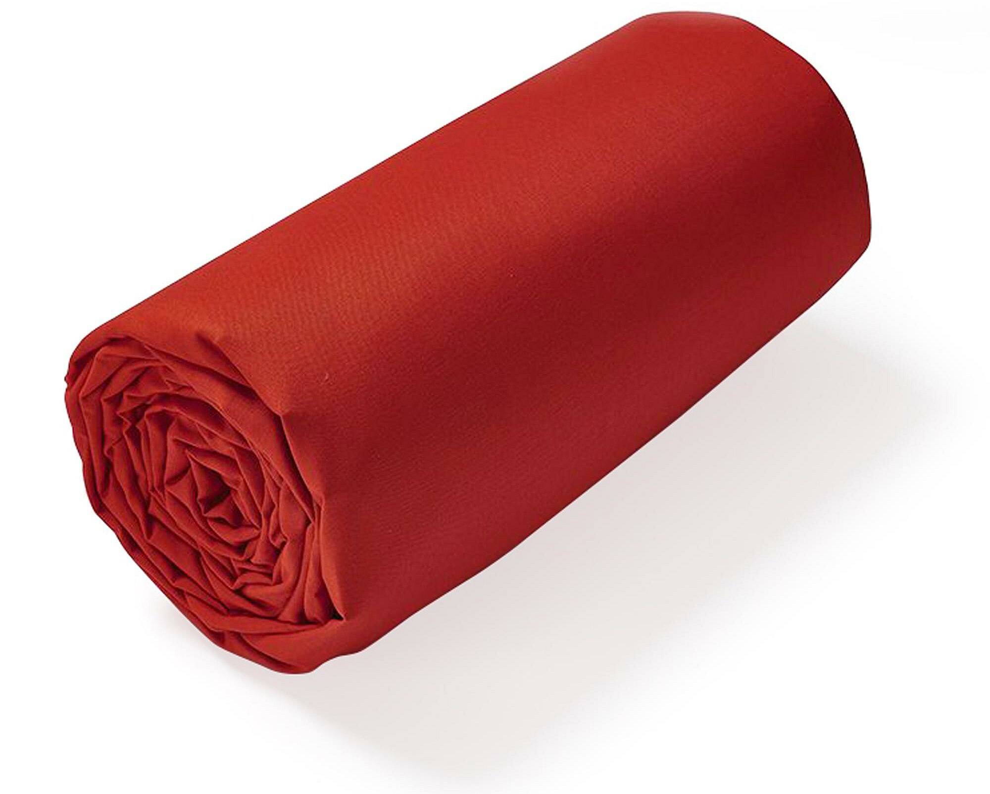 Drap housse relaxation uni 2x80x200 cm coton ALTO orange Baie de Goji ...