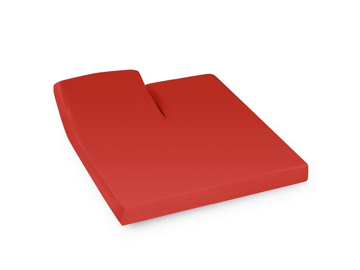 Drap housse relaxation uni 2x80x190 cm coton ALTO orange Baie de Goji ...