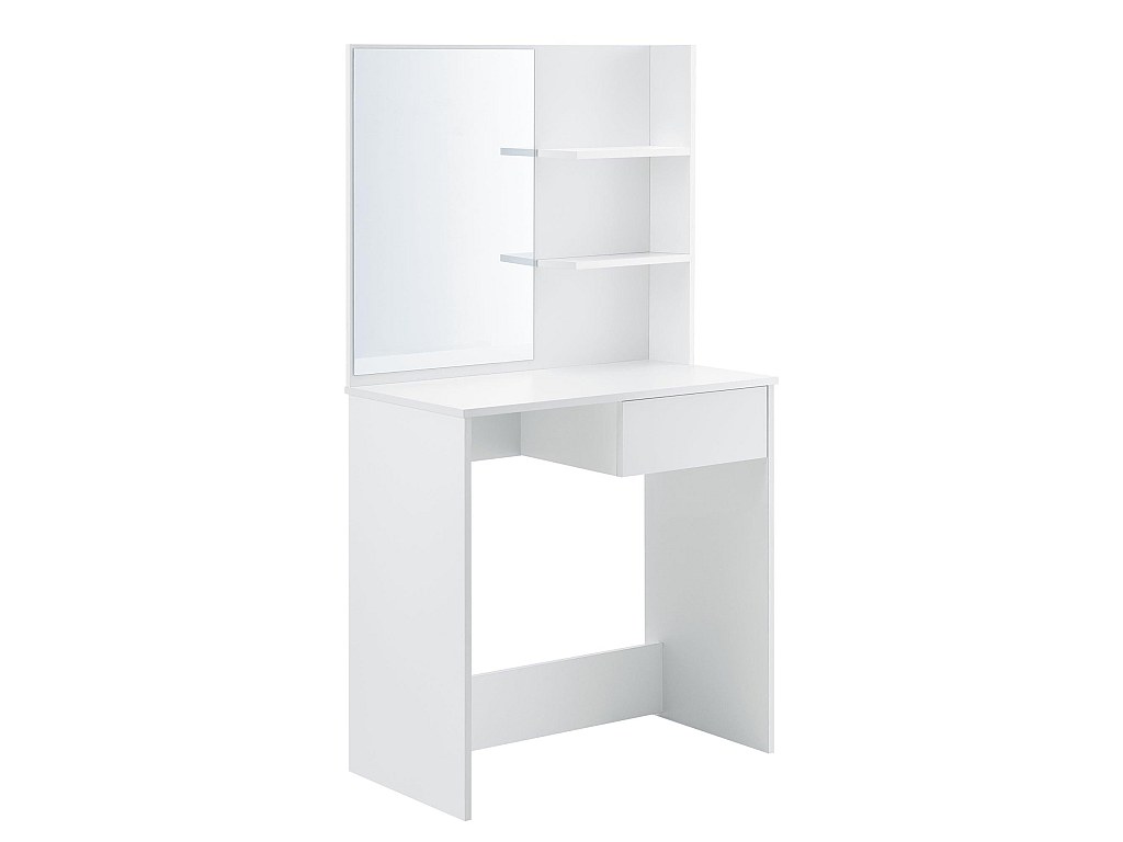 Coiffeuse design avec miroir tiroir étagères commode de coiffure stylée ...