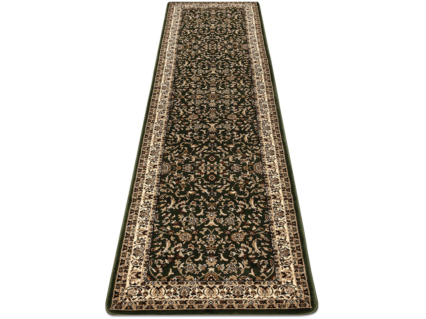 Tapijt, Vloerbekleding ROYAL ADR patroon 1745 groen naar de gang 80x200 cm