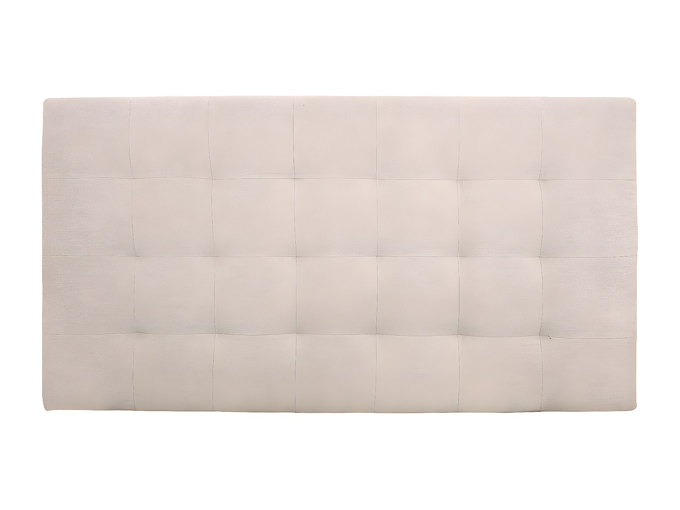 Cabecero de cama tapizado de poliester con pliegues en color beige de ...