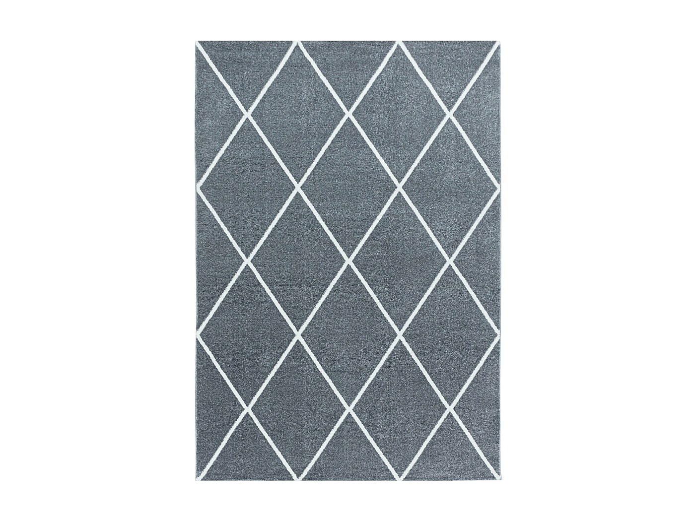 SCANDI Colors - Tapis Scandinave coloré - Gris et Blanc 160 x 230 cm