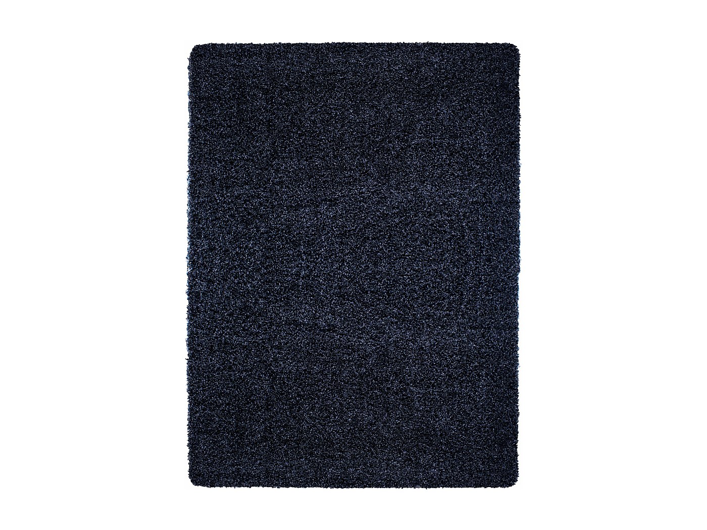 SHAGGY - Tapis Uni à poils longs - Bleu Foncé 160 x 230 cm