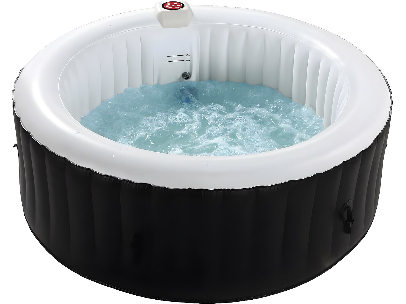 Spa gonflable "Saint Tropez" en PVC - 4 places - Noir