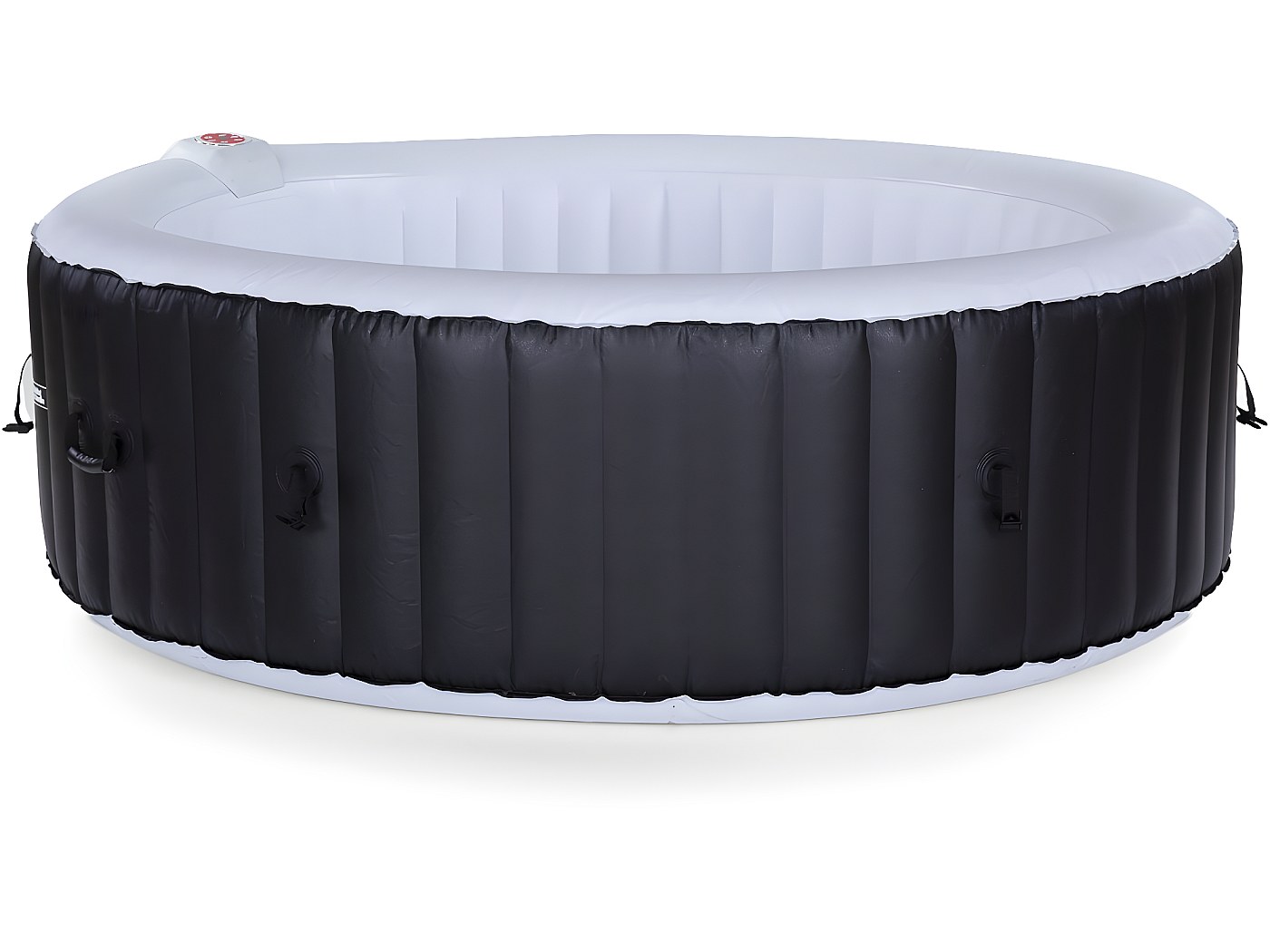 Opblaasbare spa "Saint Tropez" van PVC - 6 plaatsen - Zwart met 130 ...