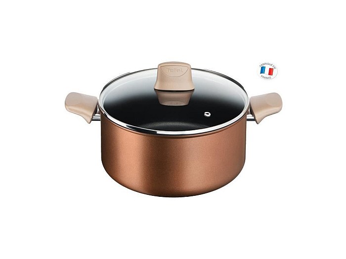 TEFAL G2544602 Faitout 24 cm ECO-RESPECT - antiadhesive - Tous feux dont induction