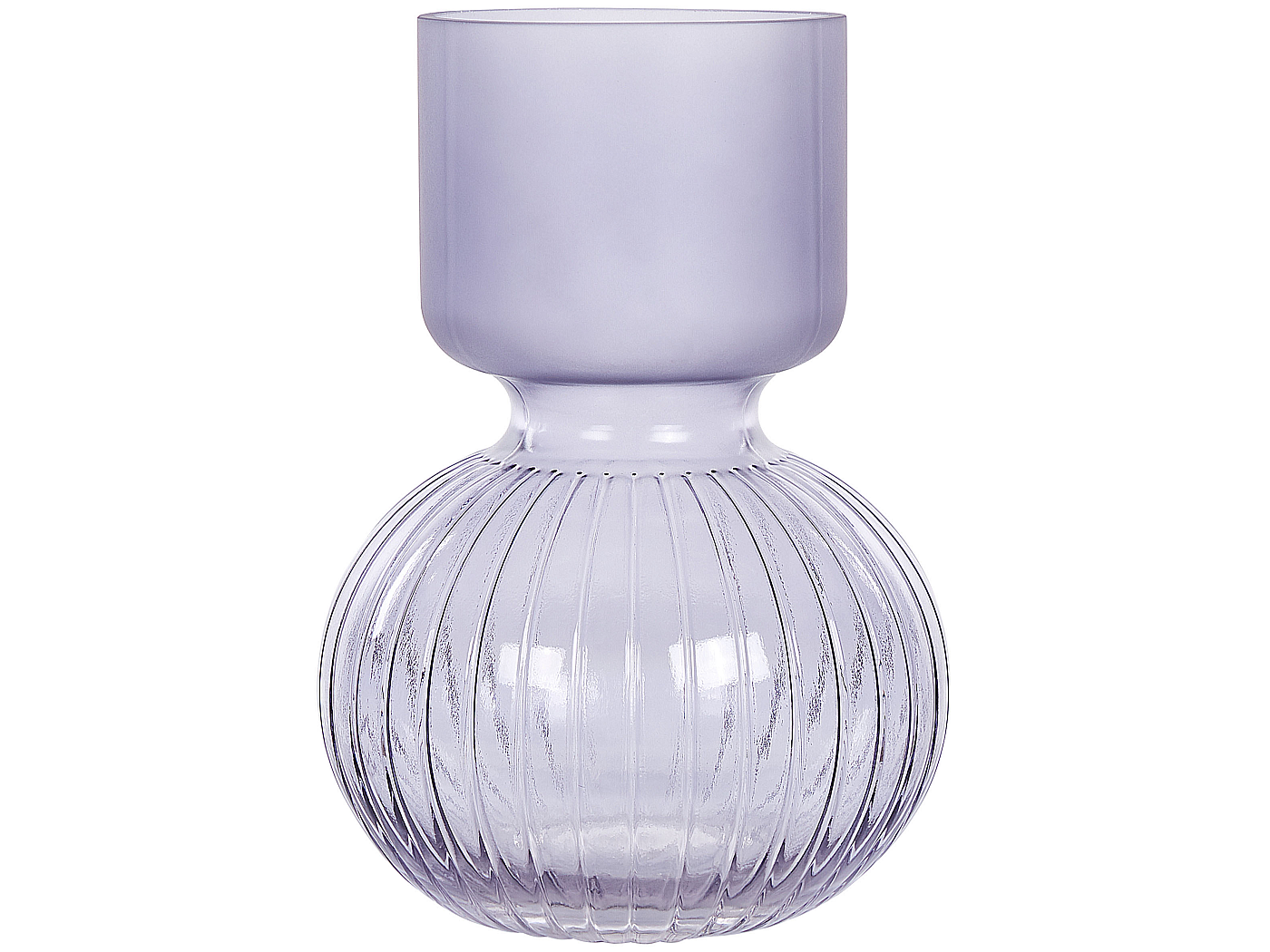 Vase en verre 26 cm violet THETIDIO