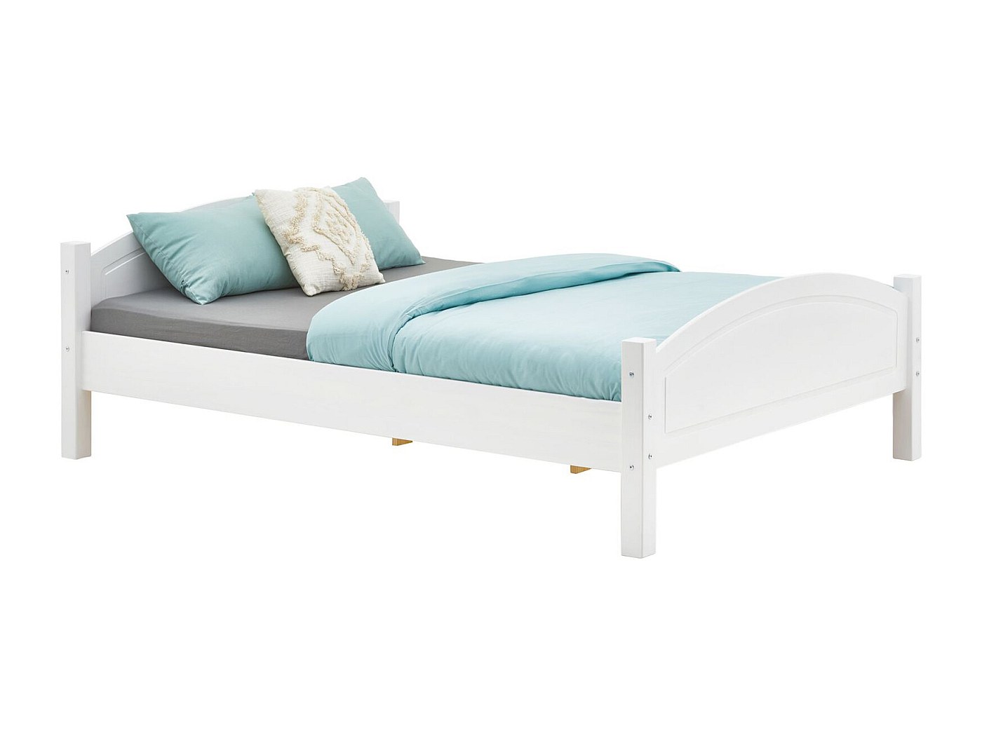 Lit double FLIMS 140 x 190 cm pour adulte et enfant, avec tête et pieds ...
