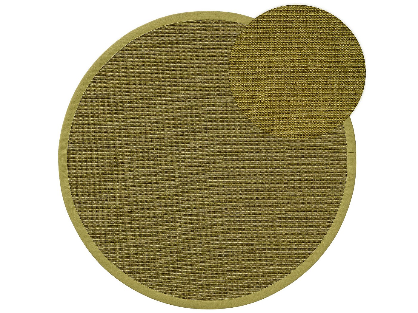 Tapis sisal Sana Vert ø 200 cm rond