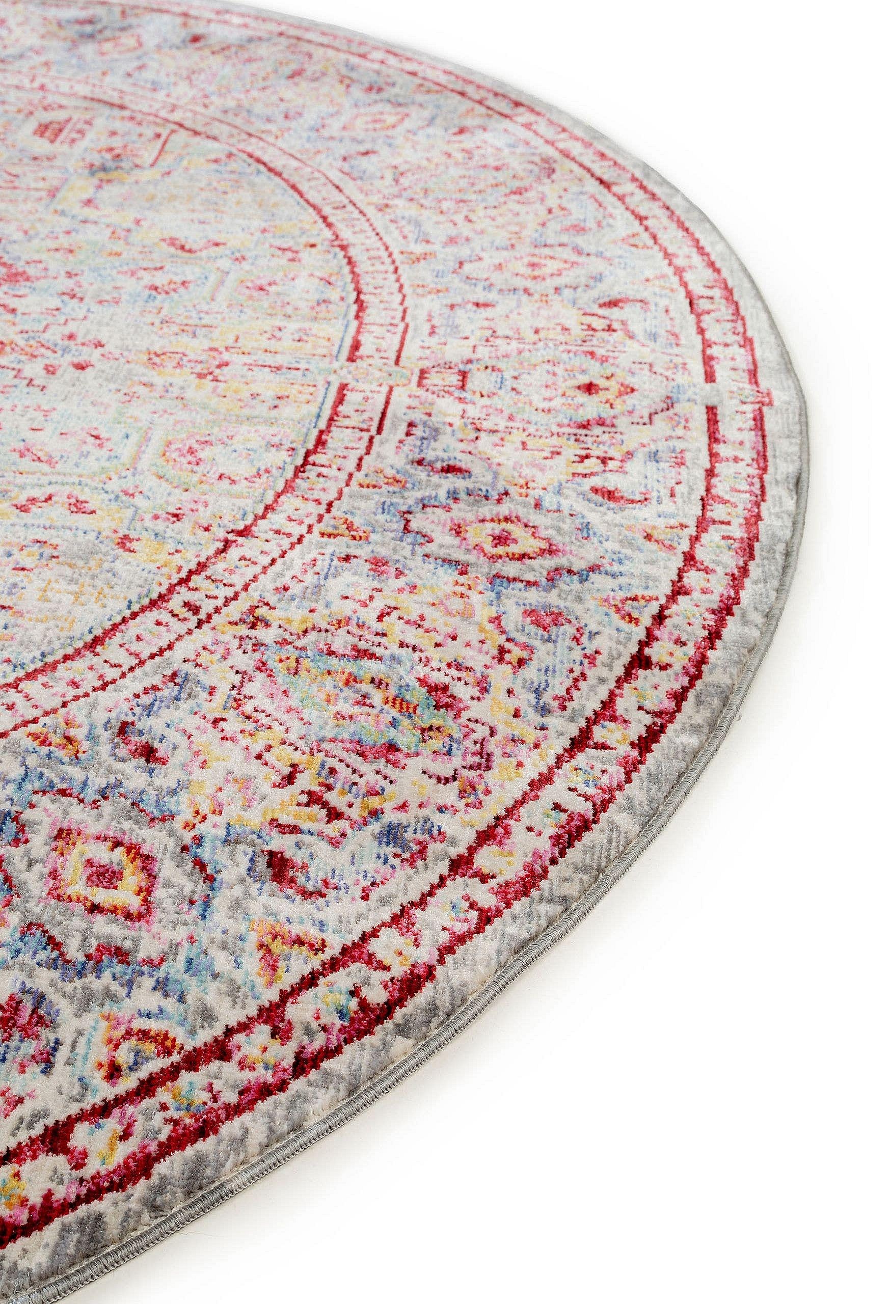 Tapis Visconti Multicouleur ø 120 cm rond