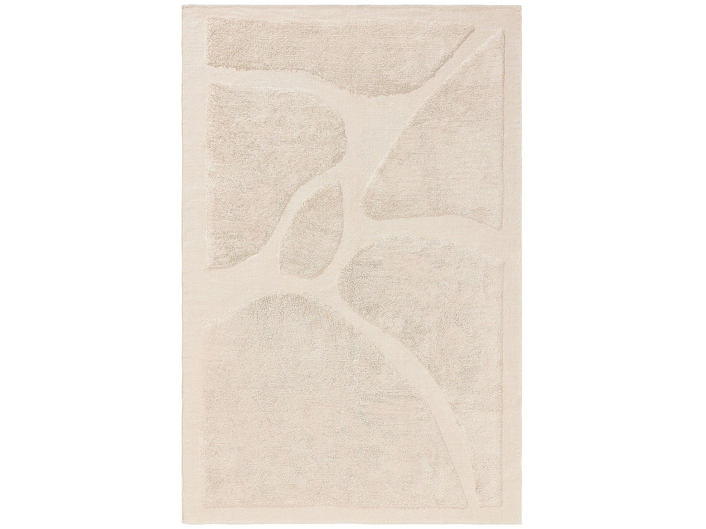 Tapis en coton Isla Beige 120x170 cm