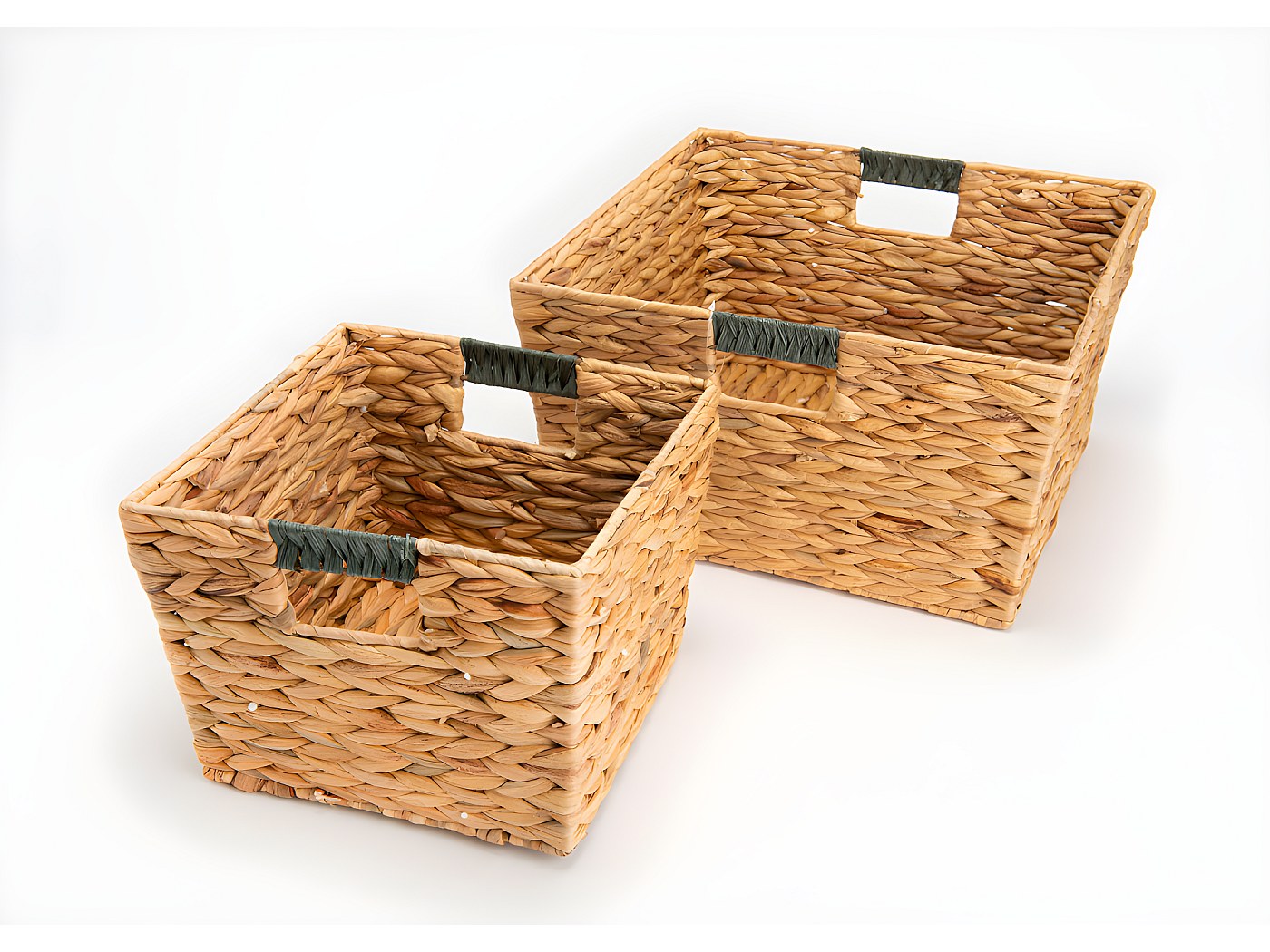 Set de 2 paniers écho chic carré