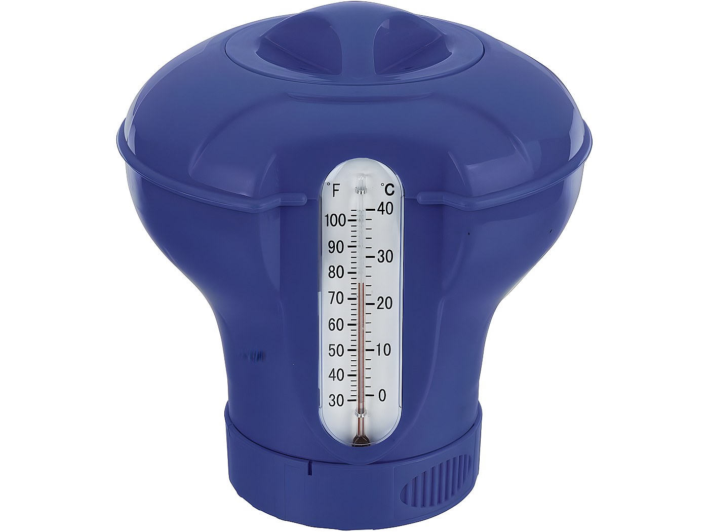 Diffuseur de chlore flottant avec thermomètre intégré