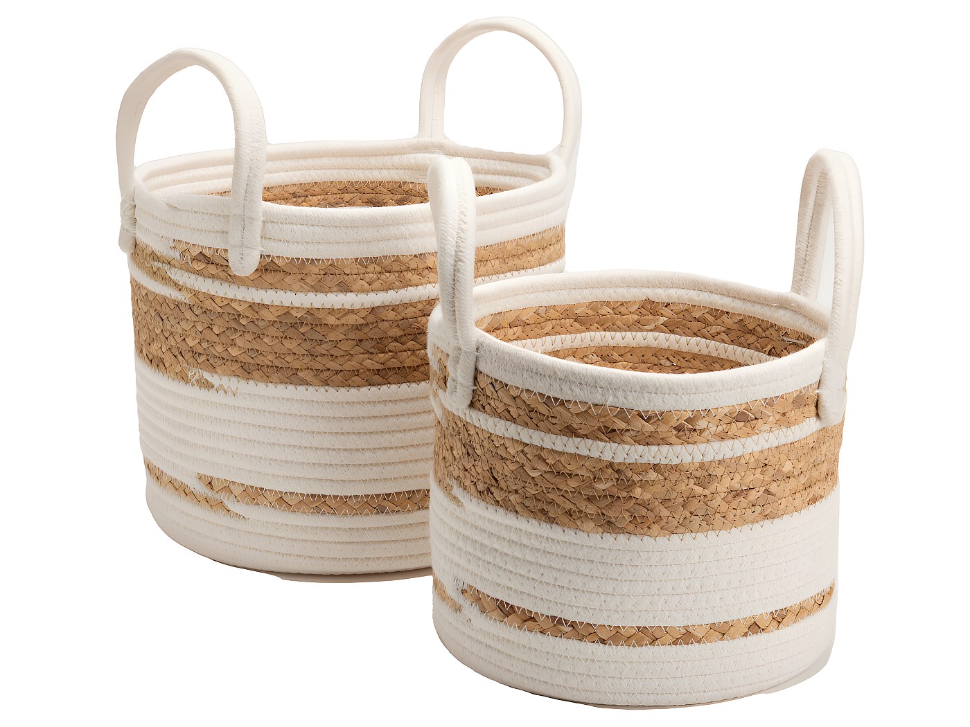 Set de 2 paniers haut nature