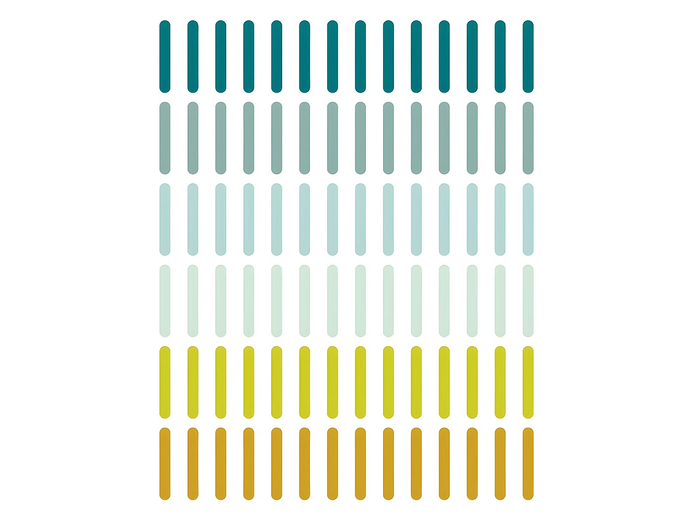 Stickers adesivi in vinile confetti menta e senape