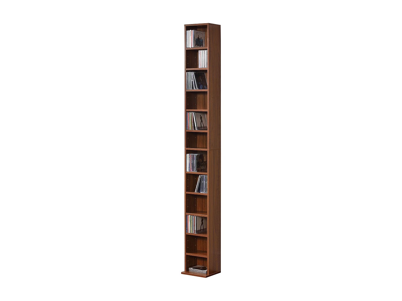 Armário de armazenamento torre para CD / DVD 175 cm MDF melamínico ...