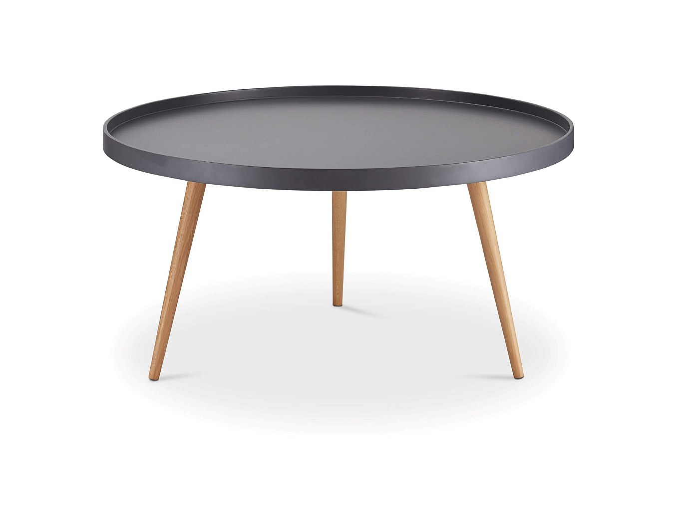 Rond Table Basse Opus Gris ø90 cm