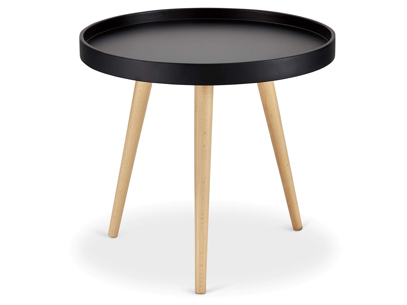 Rond Table Basse Opus Noir ø50 cm