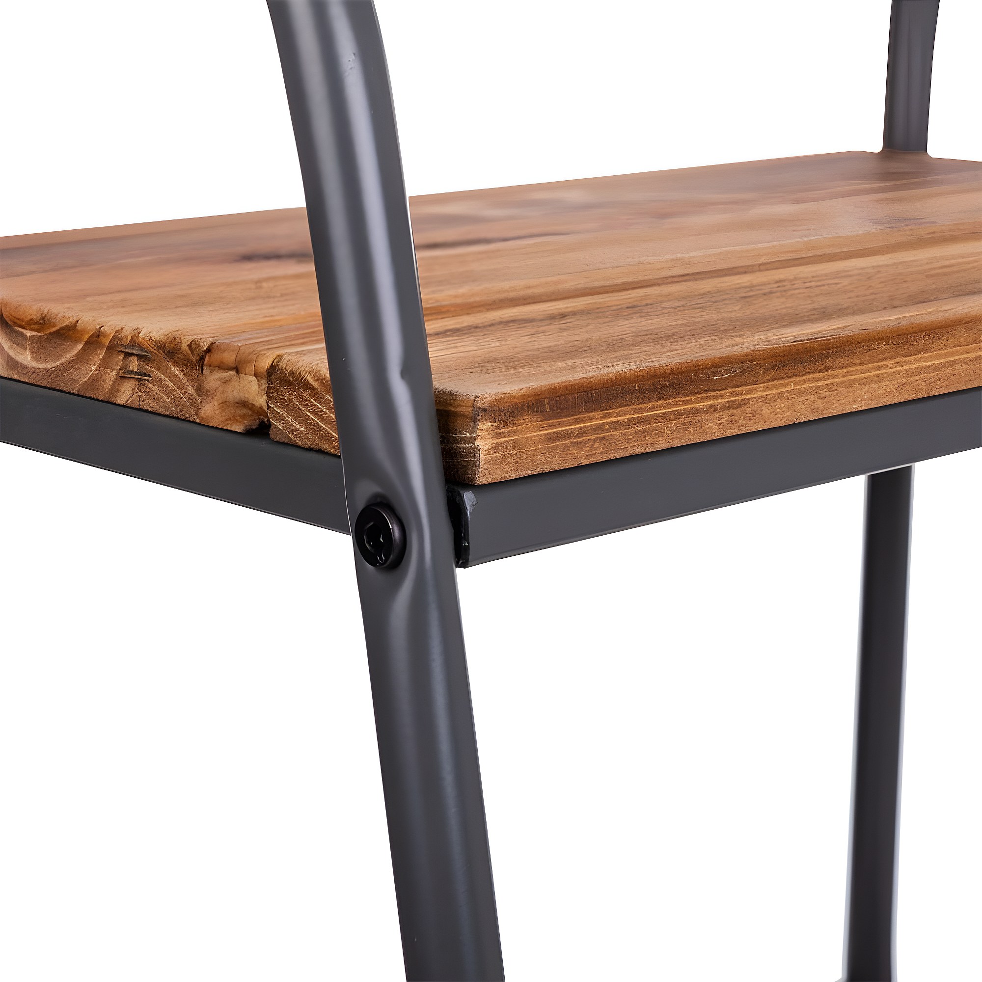 Table à revues en métal et bois