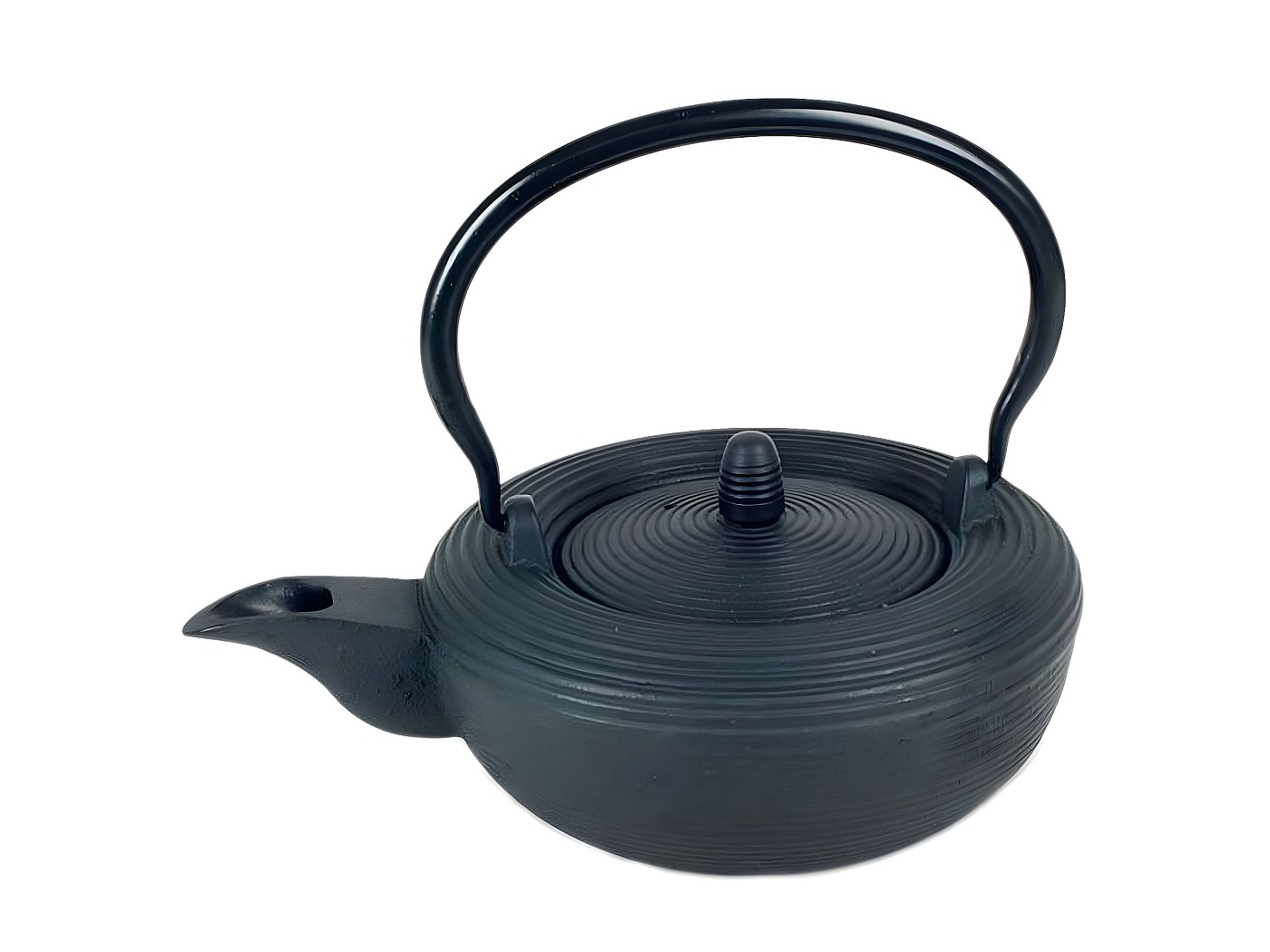 Théière Japonaise noire en fonte