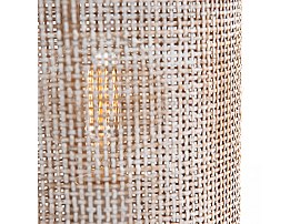 Lampe de table rotin