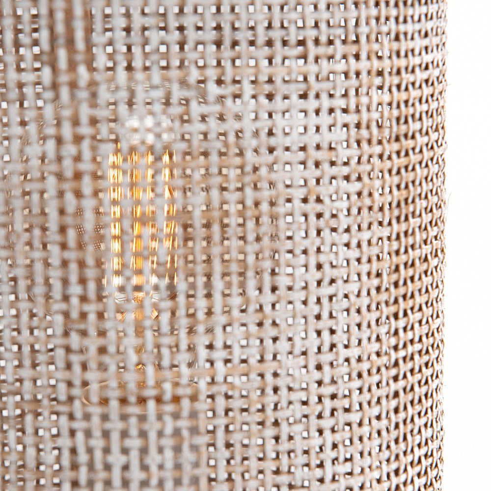 Lampe de table rotin