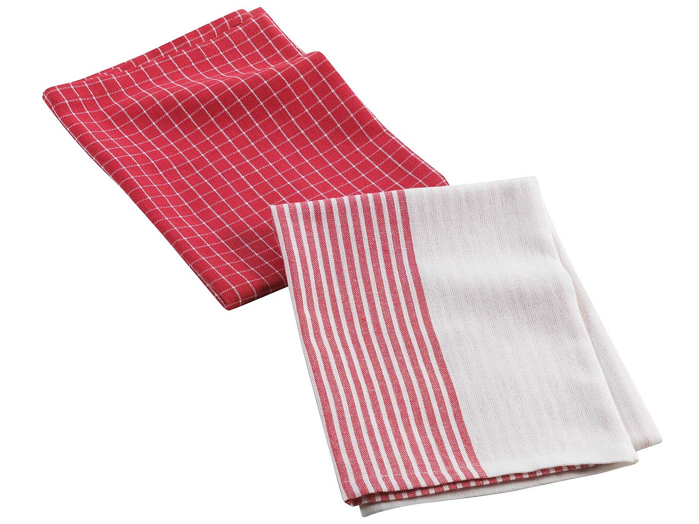 2 Serviettes torchons bistrot rouge
