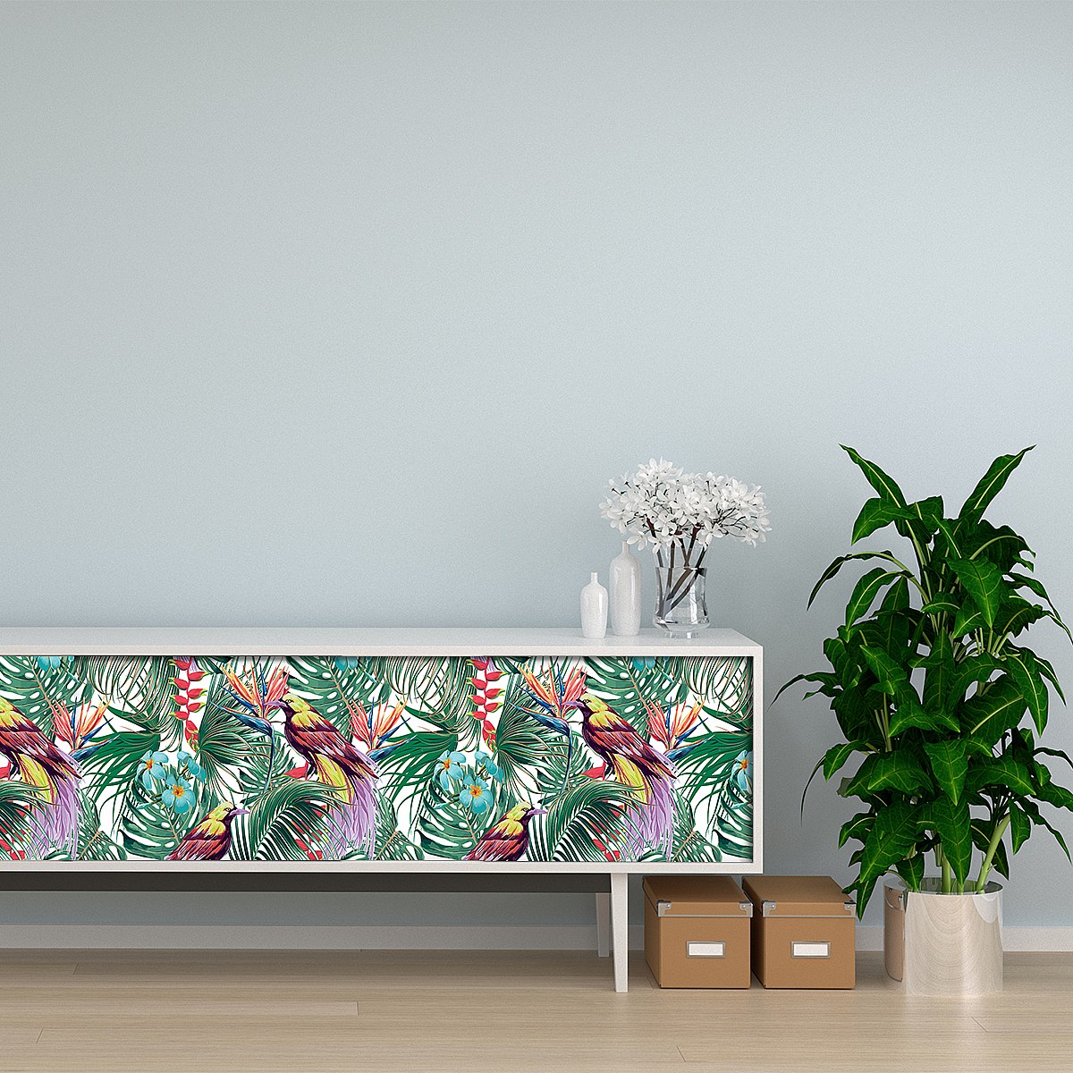 Sticker meuble tropical udarat 40 x 60 cm