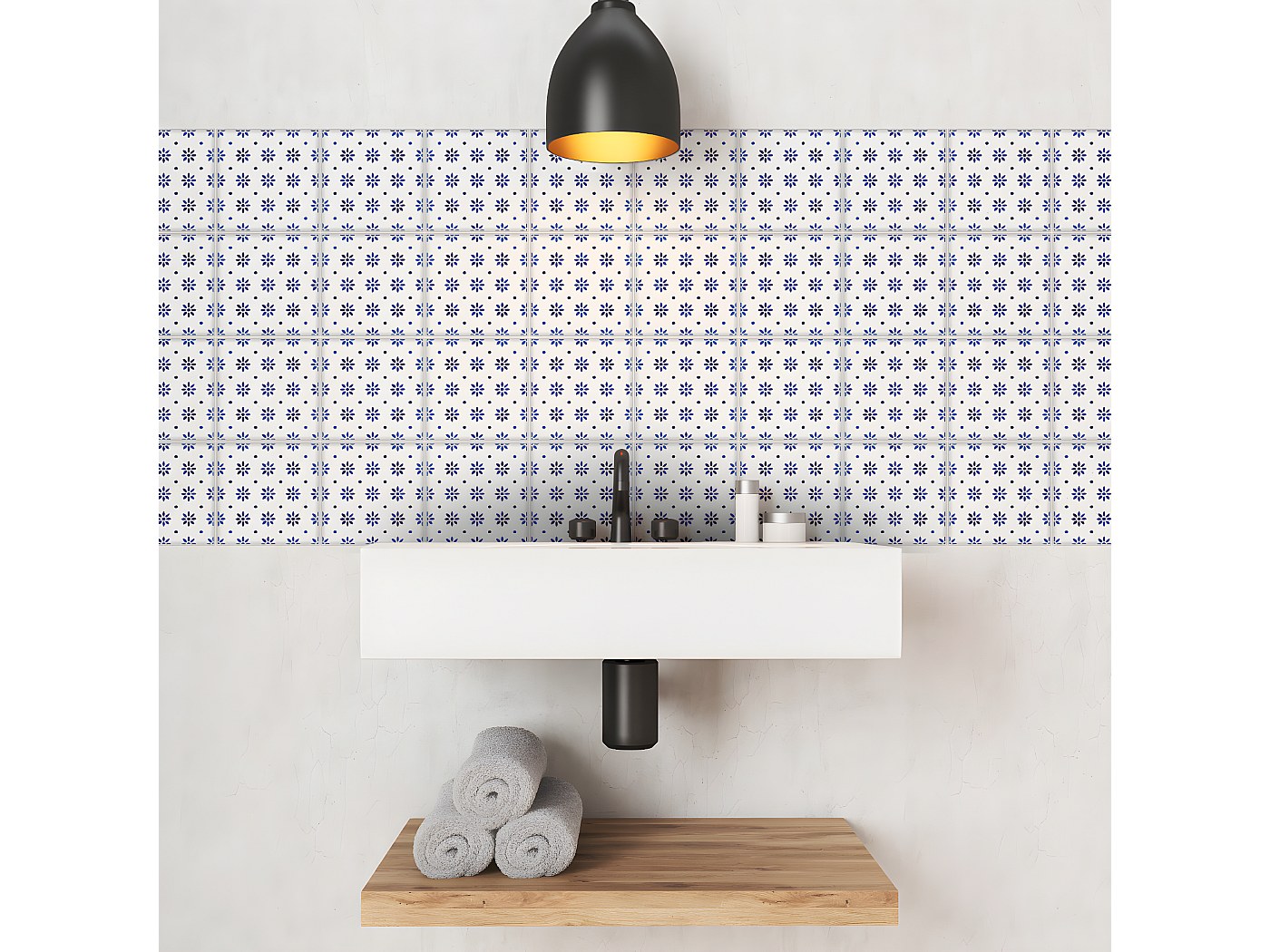 Stickers muraux - Sticker Mural Carrelage adhésif Cuisine Salle de Bain ...