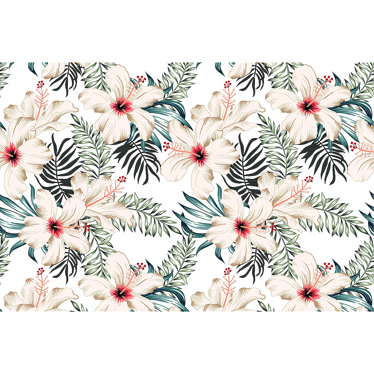 Sticker meuble tropical moeani 60 x 90 cm