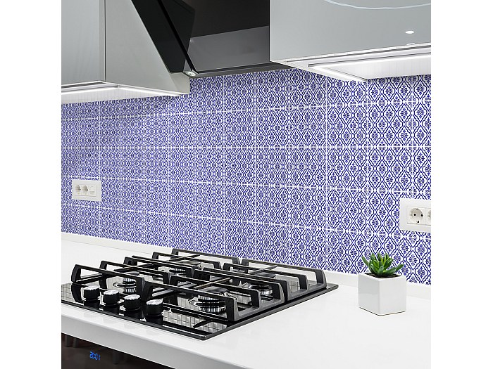 Sticker Mural Carrelage adhésif Cuisine Salle de Bain - 60 STICKERS ...