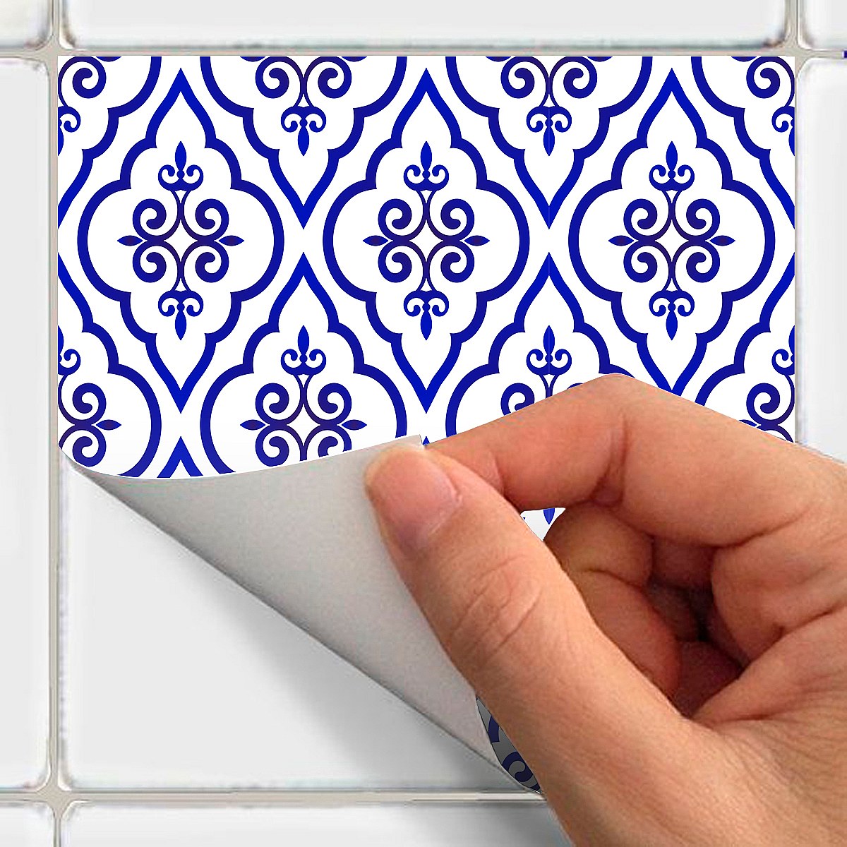 Sticker Mural Carrelage adhésif Cuisine Salle de Bain - 60 STICKERS ...