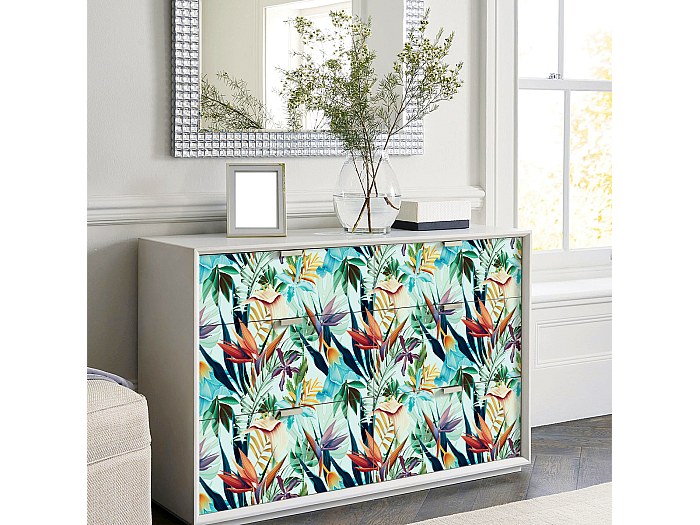 Sticker meuble tropical Arue 60 x 90 cm