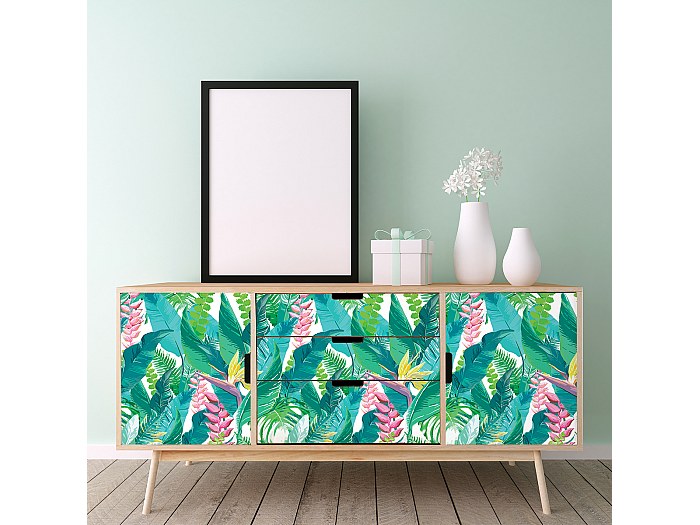 Sticker meuble tropical Tumaraa 60 x 90 cm